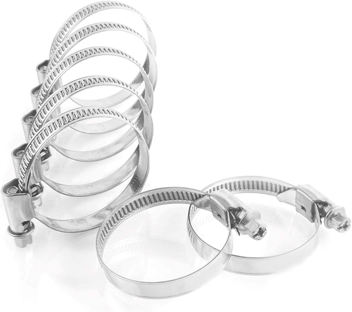 GARSIDURO® Schlauchschellen Edelstahl | 40-60mm [10 Stück] | Profi W4 ...
