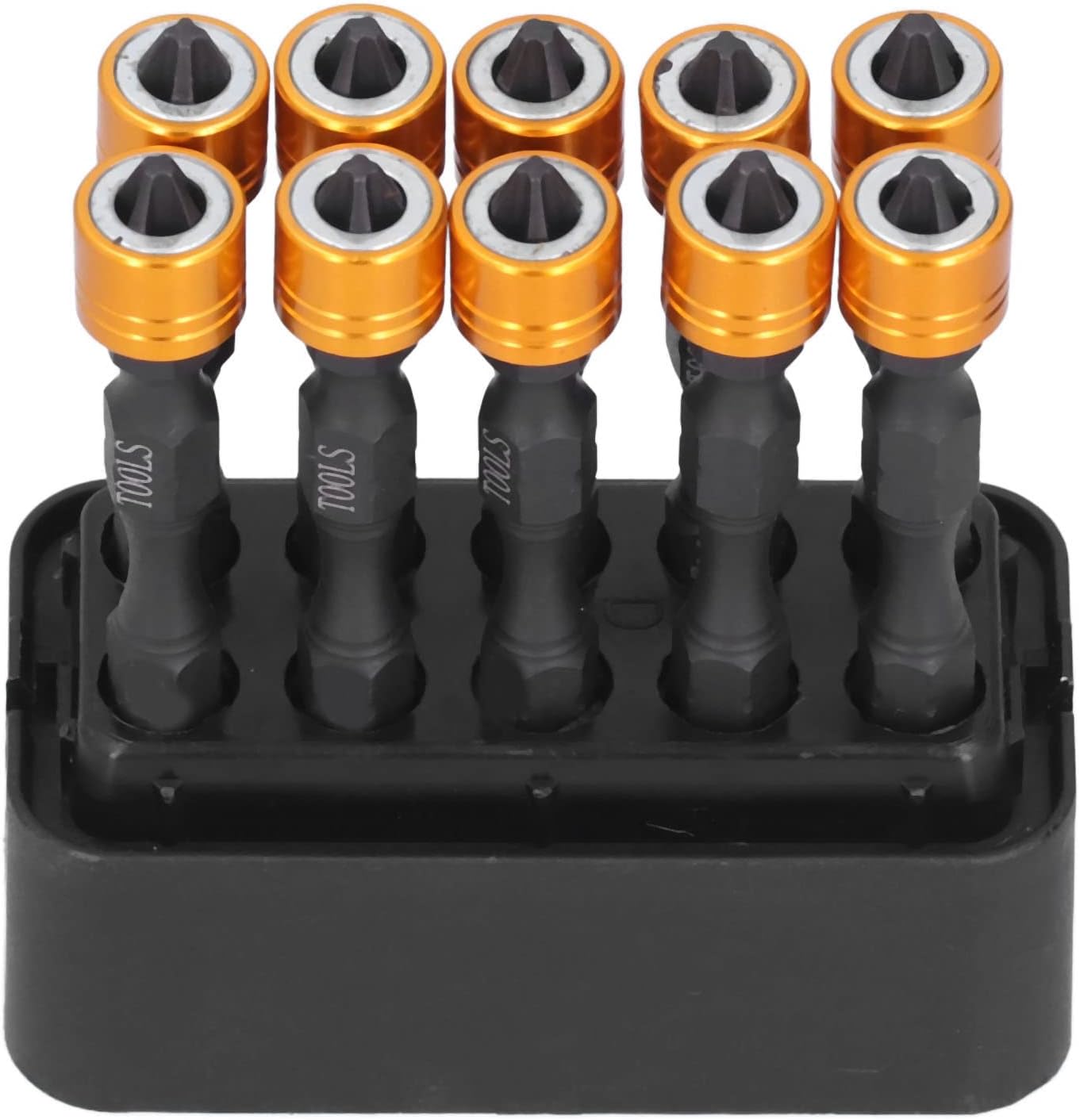 Orenic 10Pcs Magnetic Collar Screwdriver Bits, PH2 Cross Electric Power ...