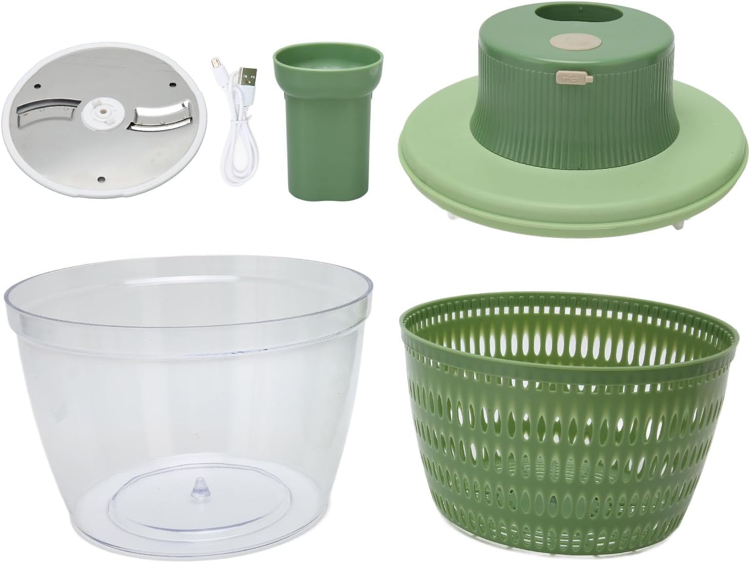 Amazon.com: 2 in 1 Electric Vegetable Cutter at 1200rpm - USB ...