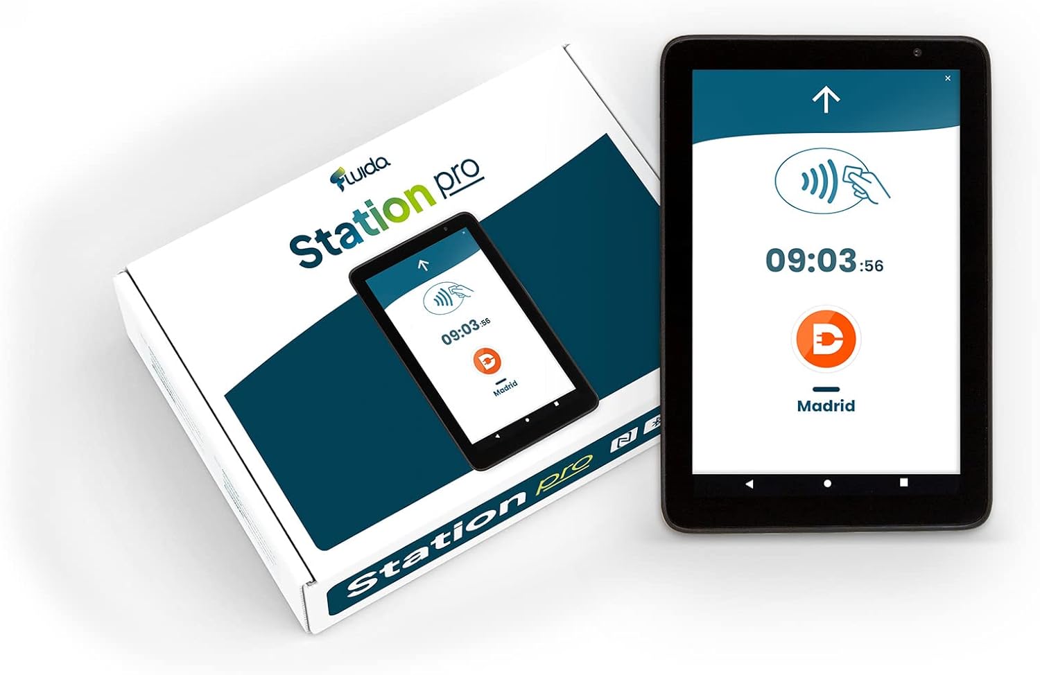 Fluida Station PRO - Timbratore con Rilevatore Presenze Bluetooth e ...