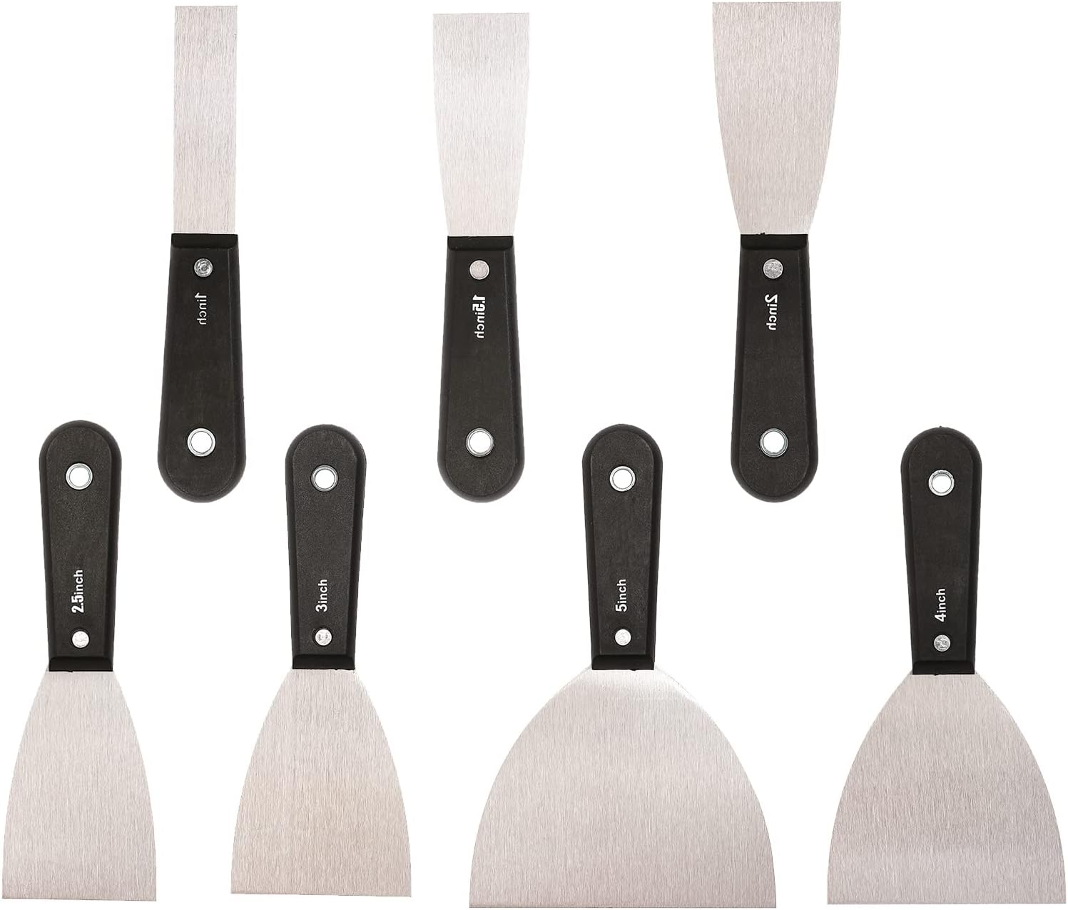 4" Putty Knife (HEAVY DUTY - FLEXIBLE STIFF BROAD KNIFE BLADE) Paint ...