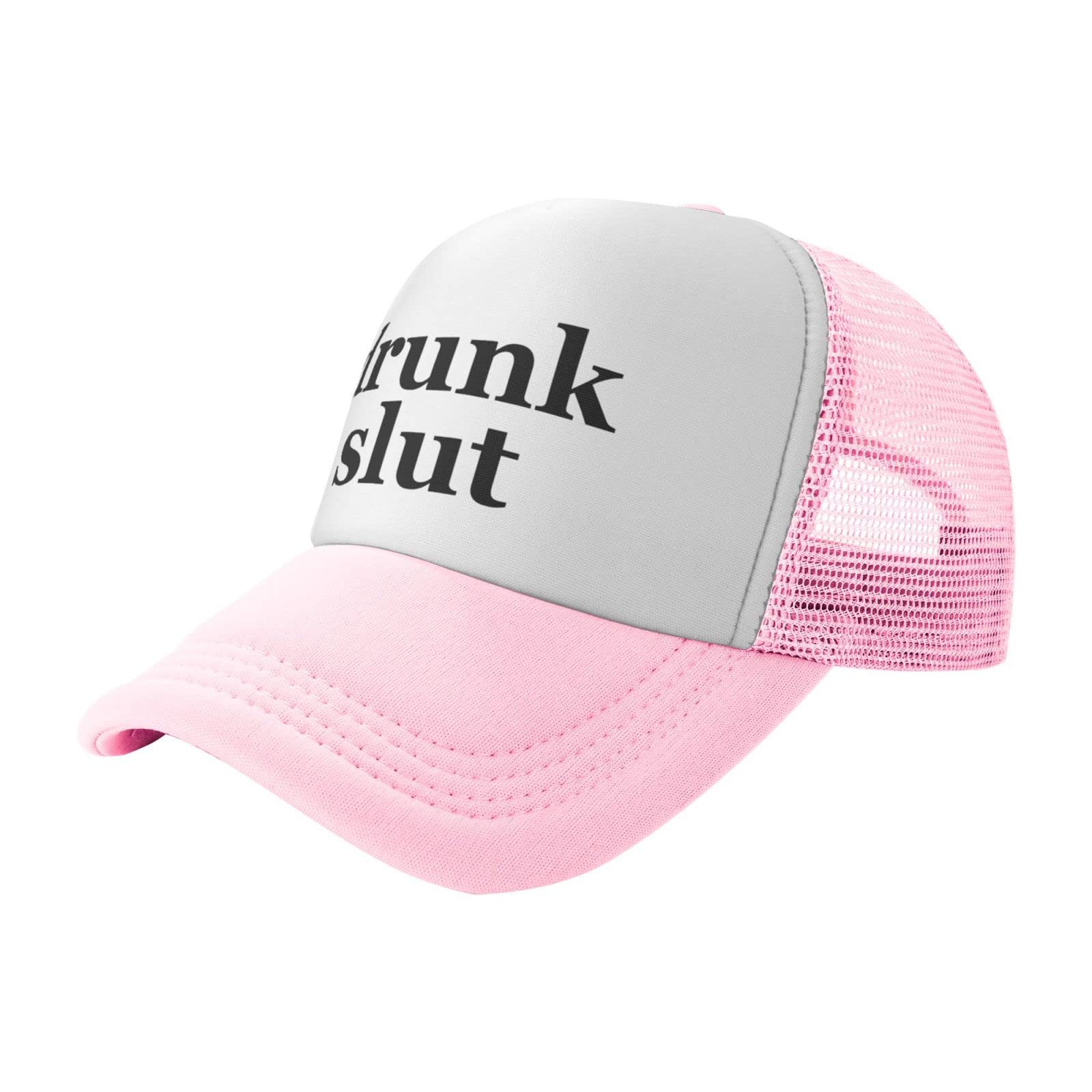 Snapklik.com : Drunk Slut Hat Unisex Adult Trucker Hats Adjustable Cap ...