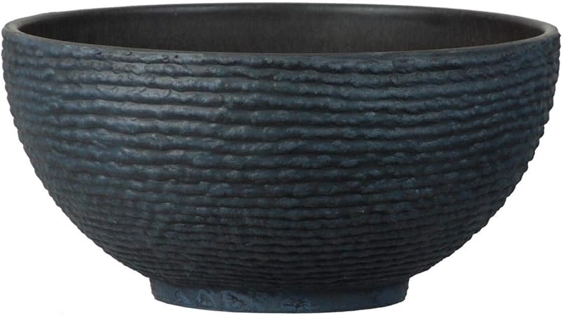 Stone Textured Effect Bowl Pot Plastic Planter, Single Pot - Suitable ...