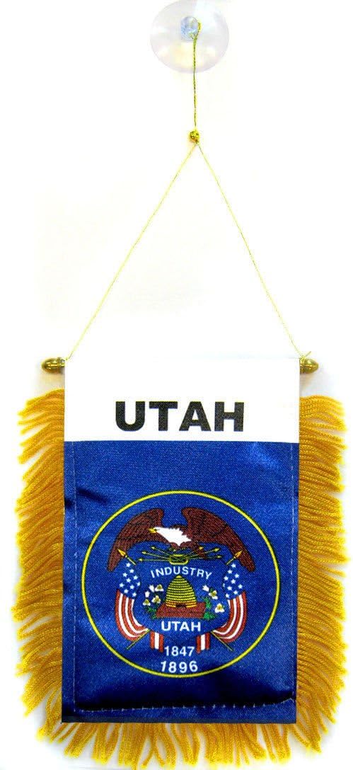 Amazon.com : Wholesale lot 3 State of Utah Mini Flag 4"x6" Window ...
