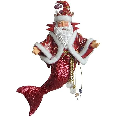 Amazon.com: December Diamonds King Neptune II Santa Merman Christmas ...