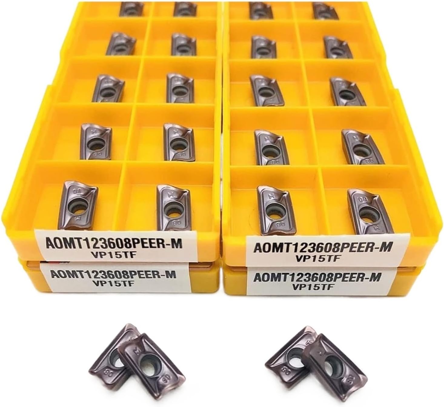 Amazon.com: Carbide Inserts CNC Mechanical Milling Inserts CNC Machine ...