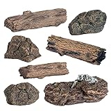 ・ブランド:LIFKOME・製造元:LIFKOME・【自然の風景を再現する7点セット】リアルな「切り株」3個と、苔むした「岩（石）」4個の合計7点セットです。並べるだけで、森の中や山岳地帯のような自然豊かな風景（マイクロランドスケープ）を簡...