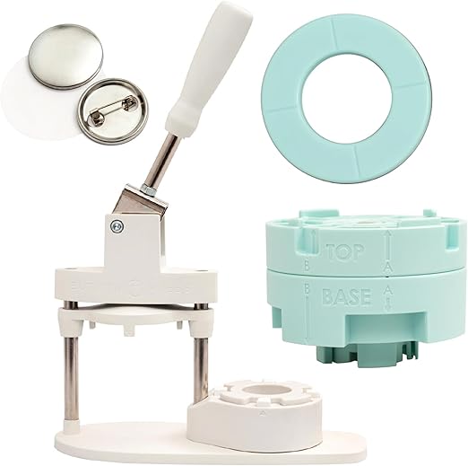 We R Memory Keepers 660524 Button Press Kit, White and Green, : Amazon ...