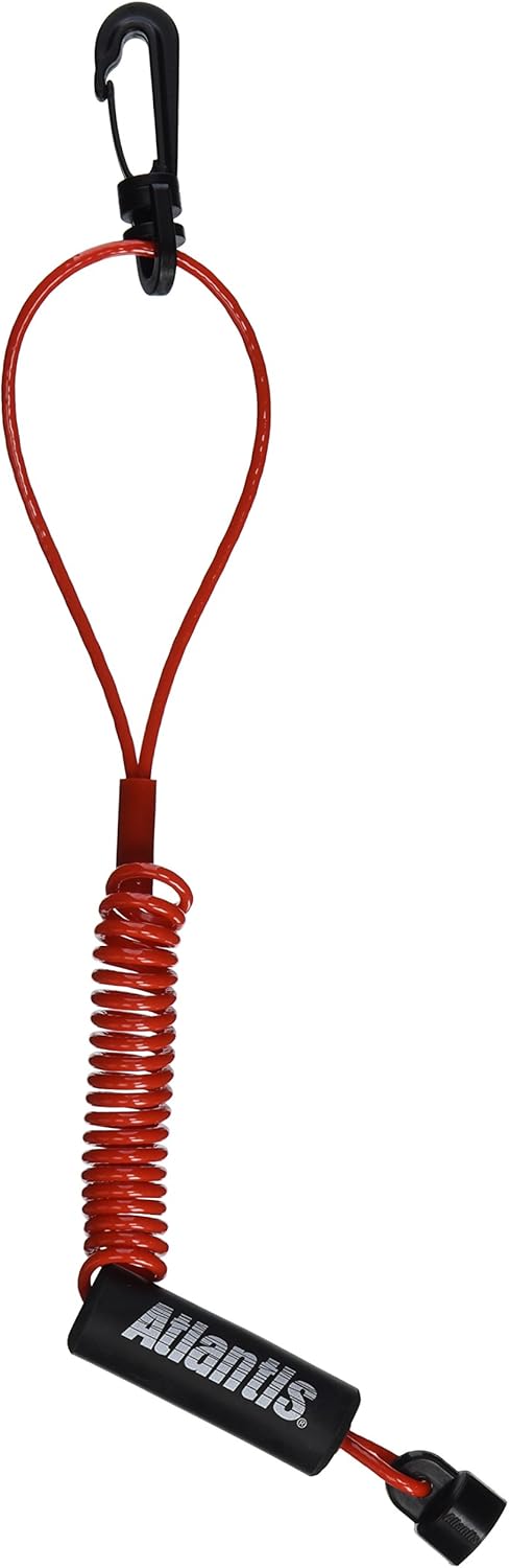 Amazon.com: Atlantis A7453 Neon Red Standard Floating Lanyard : Sports ...