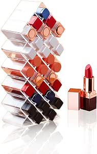 Amazon.com: AstraLoom Acrylic Lipstick Organizer for Drawer - 28 Slot ...