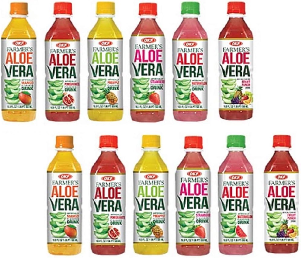 Amazon.com: Aloevine Aloe Vera Drink Mango healthy juice pure with ...