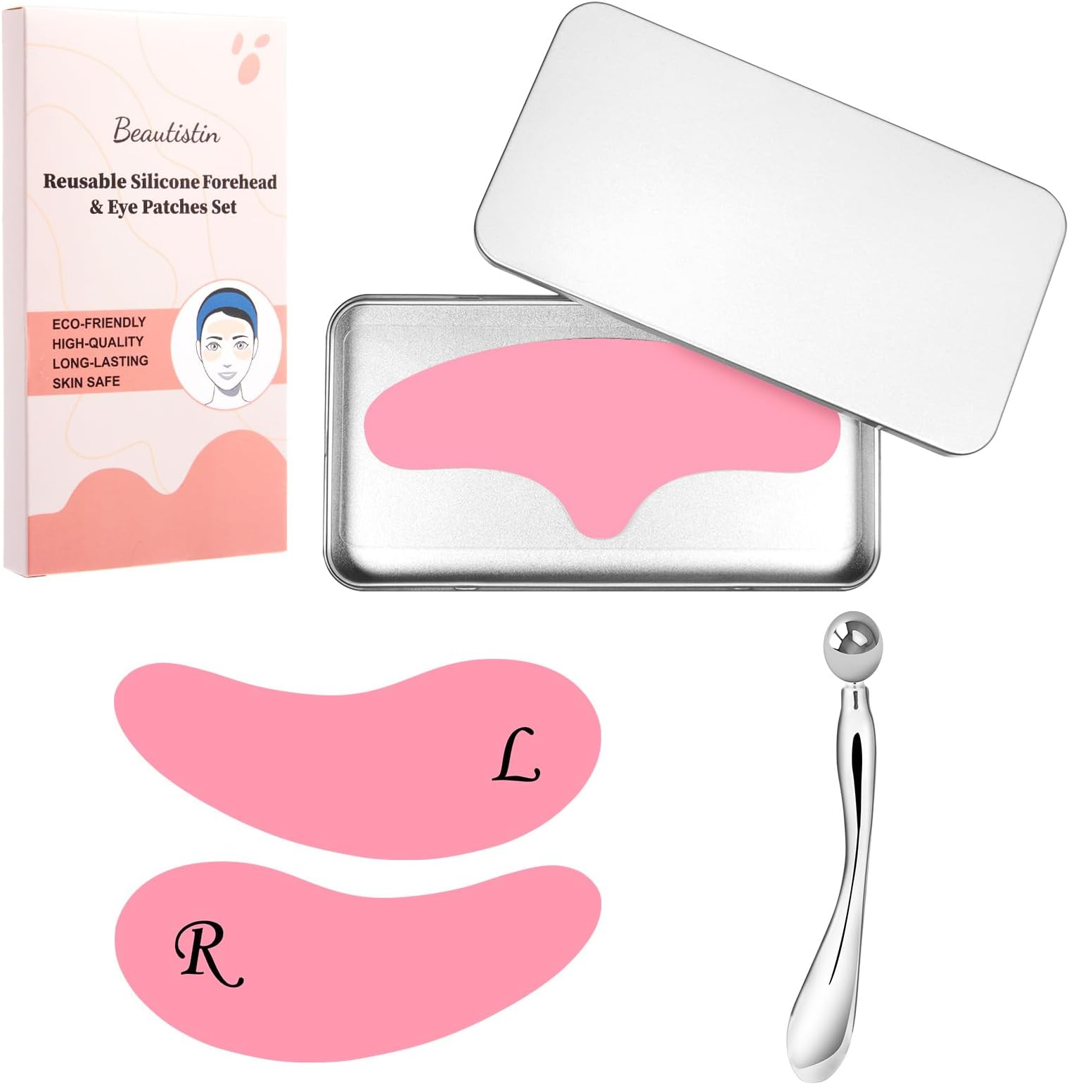 Amazon.com : Silicone Forehead Wrinkle Patch - Non-Glue Reusable ...