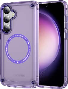 Amazon.com: MRRSIWEI Magnetic Case for Samsung Galaxy S24+ / S24 Plus Compatible with Magsafe ...