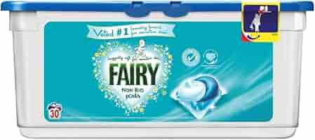 Fairy Non Bio Pods Washing Liquid Capsules 34 Washes Home, 03/30/2024