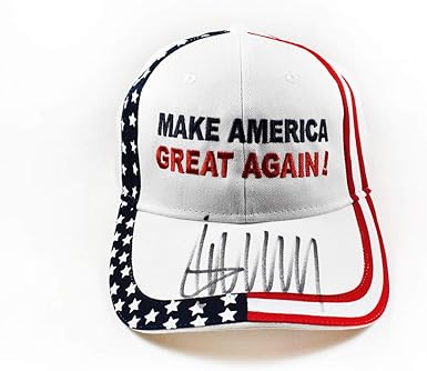 Donald Trump "Make America Great Again" 'MAGA' Hat Signed Autographed ...