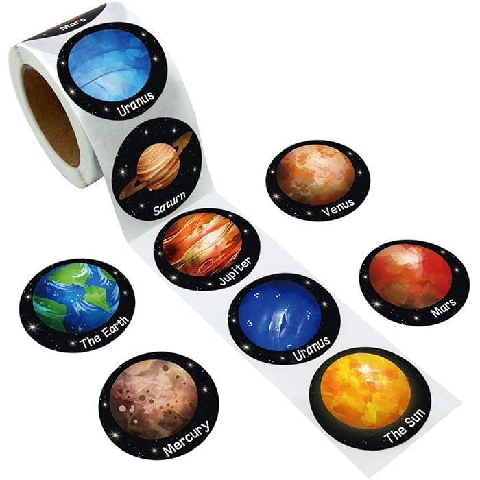 Buy Stickers, Solar System Stickers, Realistic Stickers, Planet Outer ...