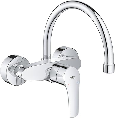 Grohe 32482002 Eurosmart New Mitigeur Monocommande À Bec Haut pour ...
