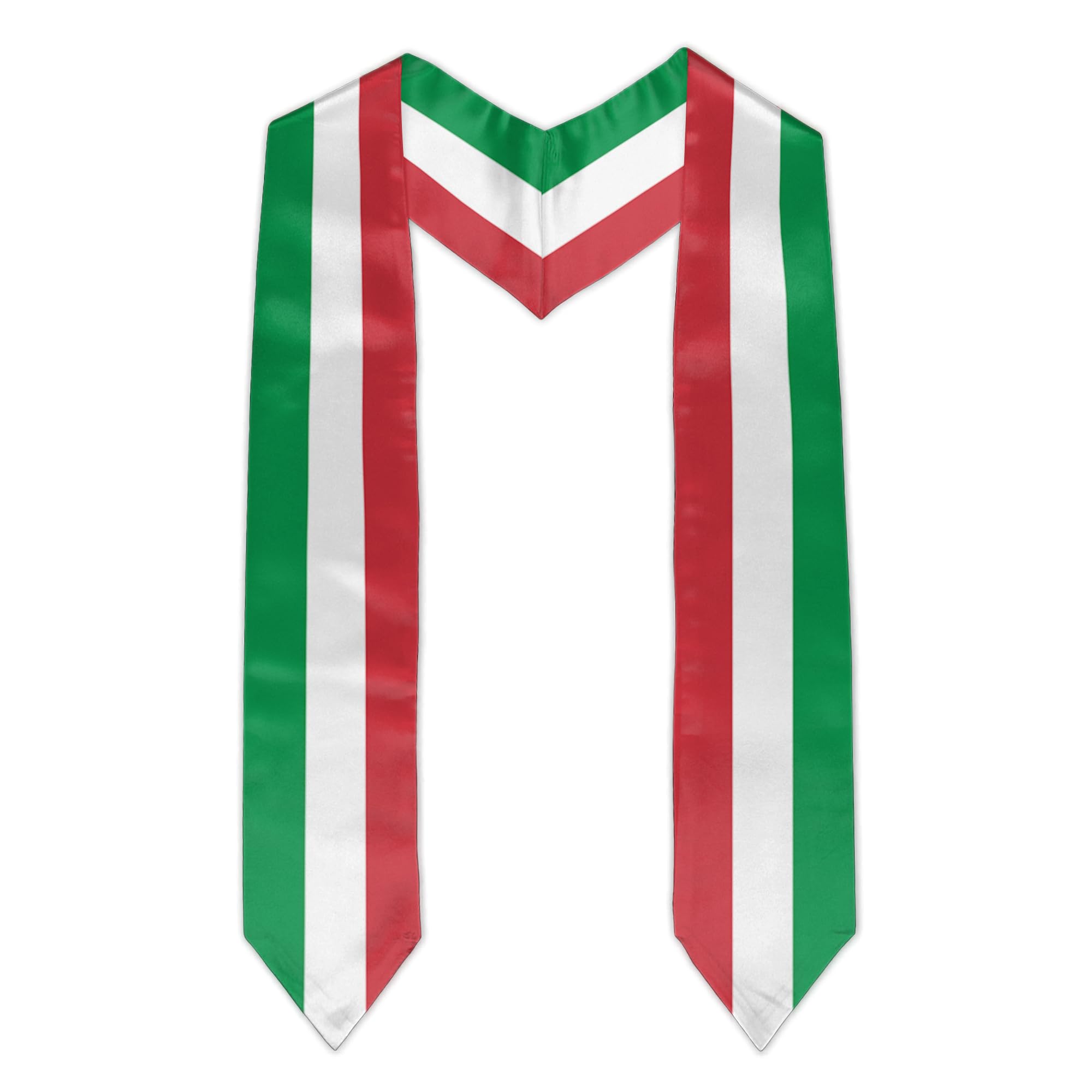 Snapklik.com : Italy Flag Graduation Stole Italian Flag Graduation Sash ...
