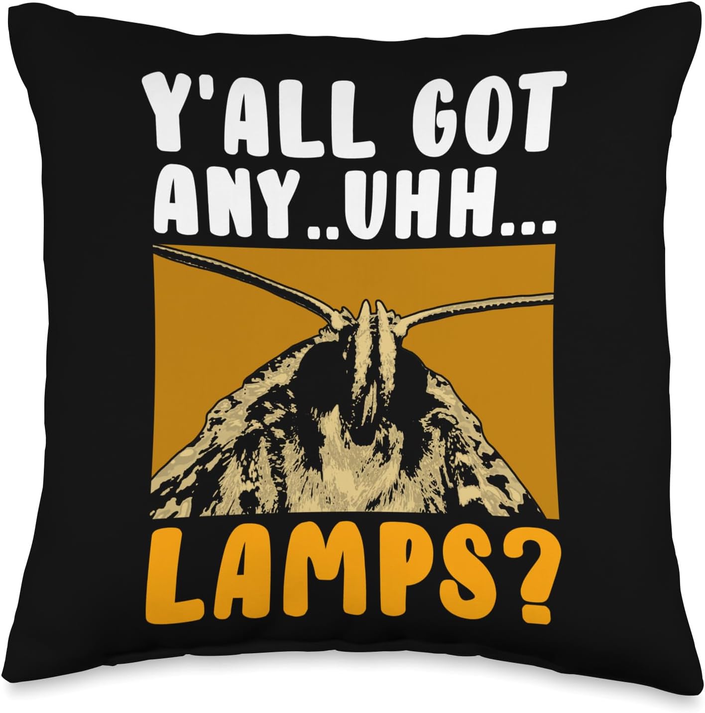 Amazon.com: Funny Mothman Cryptid Cryptozoology Y'All Got Any Lamps ...