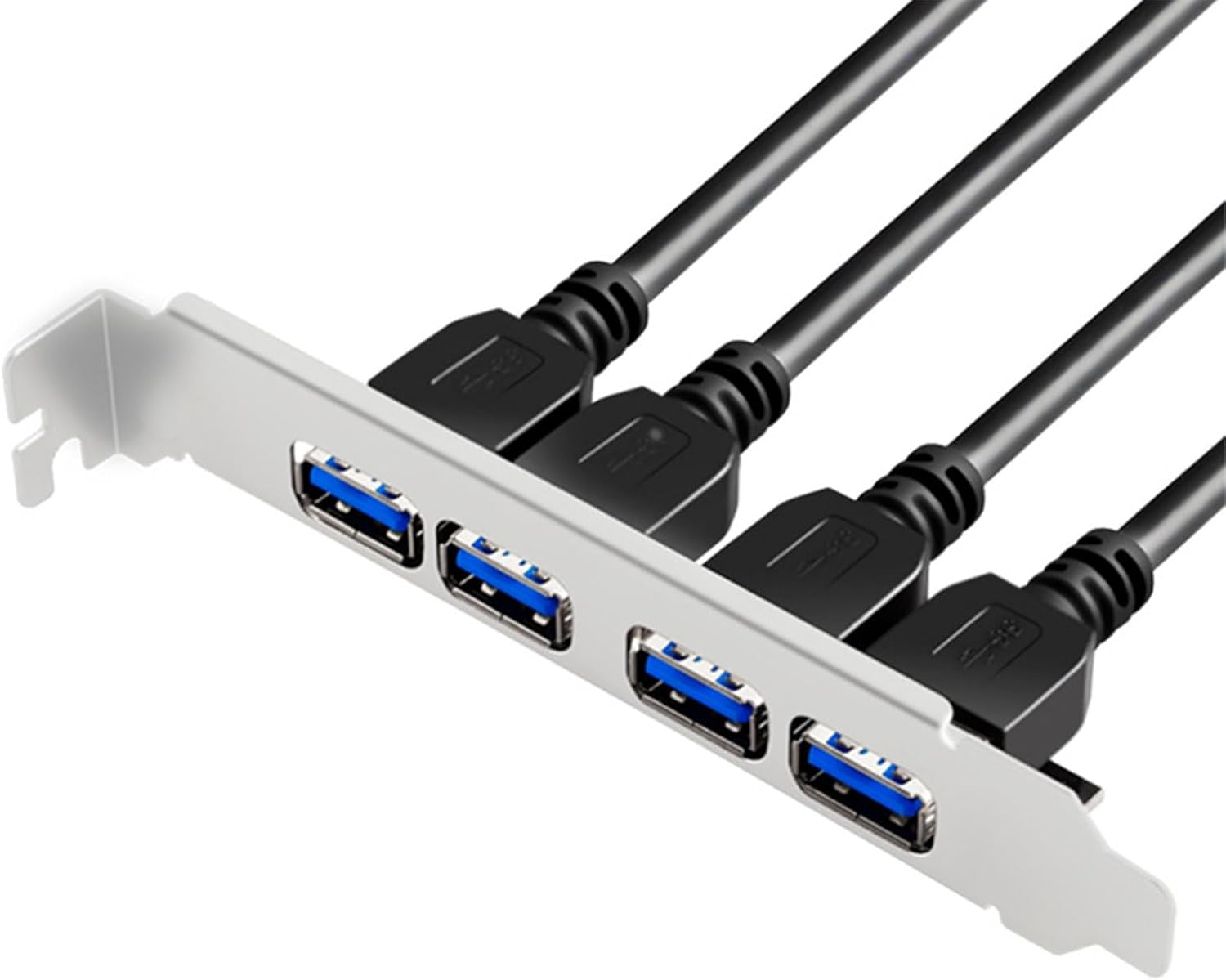 QERPON USB3.0 Adapter 4 Port Adapter Front Panel to Motherboards 20Pin ...