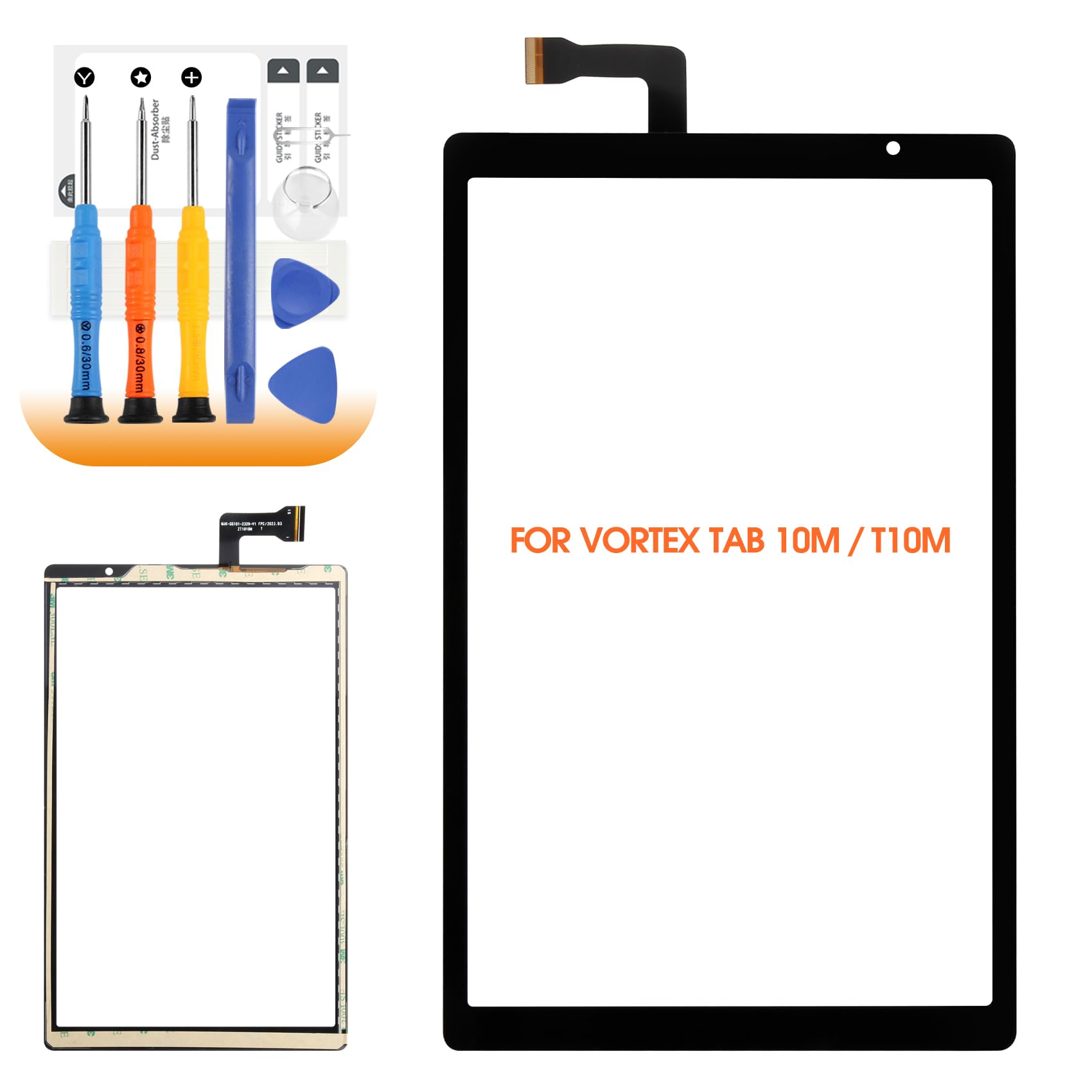 Amazon.com: for Vortex Tab 10M/T10M Screen Replacement 10.1" for Vortex ...