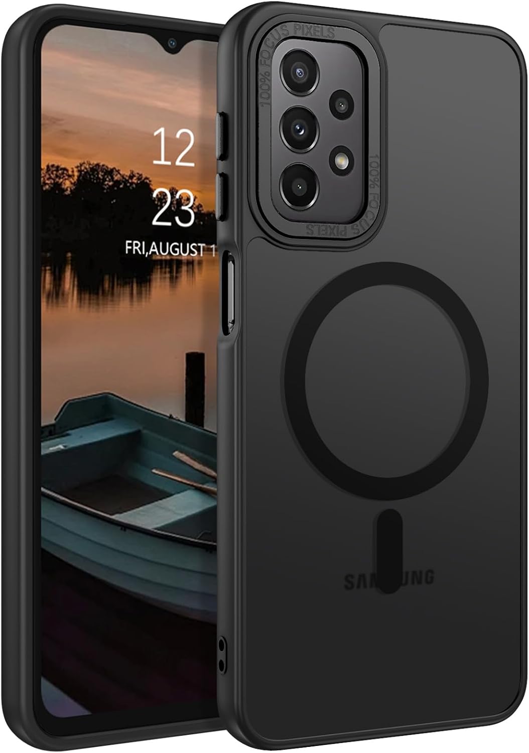 Amazon.com: GUAGUA for Samsung Galaxy A23 Case Compatible with MagSafe ...