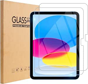 AWH [2 Pack] Tempered Glass Screen Protector for ipad 10th Generation ...