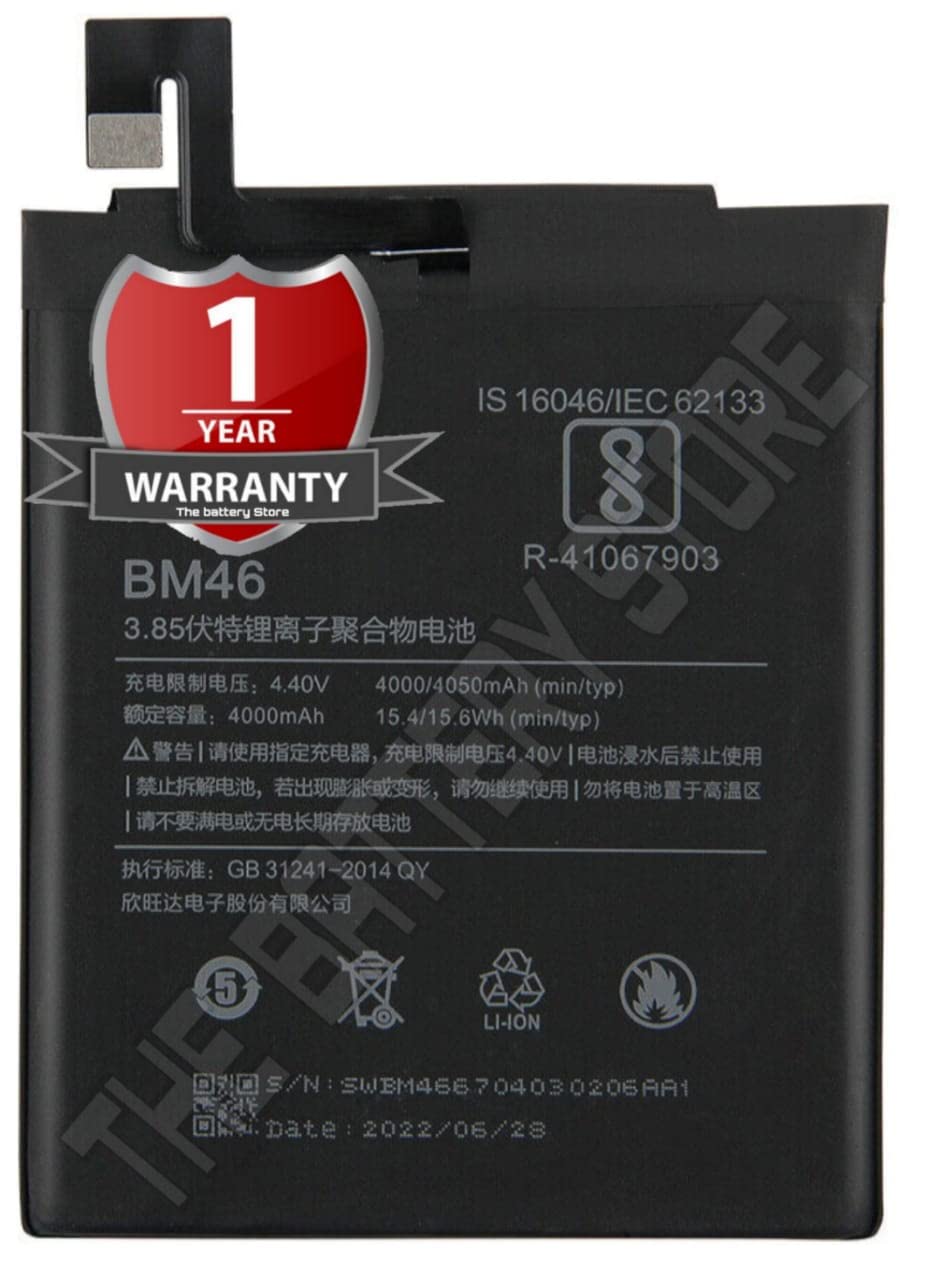 Original BM46 Battery for Redmi Note 3 pro/ 3 Battery with 1 Year ...