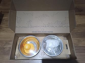 WEGOWOOD® Raised Angled Pet Stand Feeder With Duck Toy | Raised Tilted ...