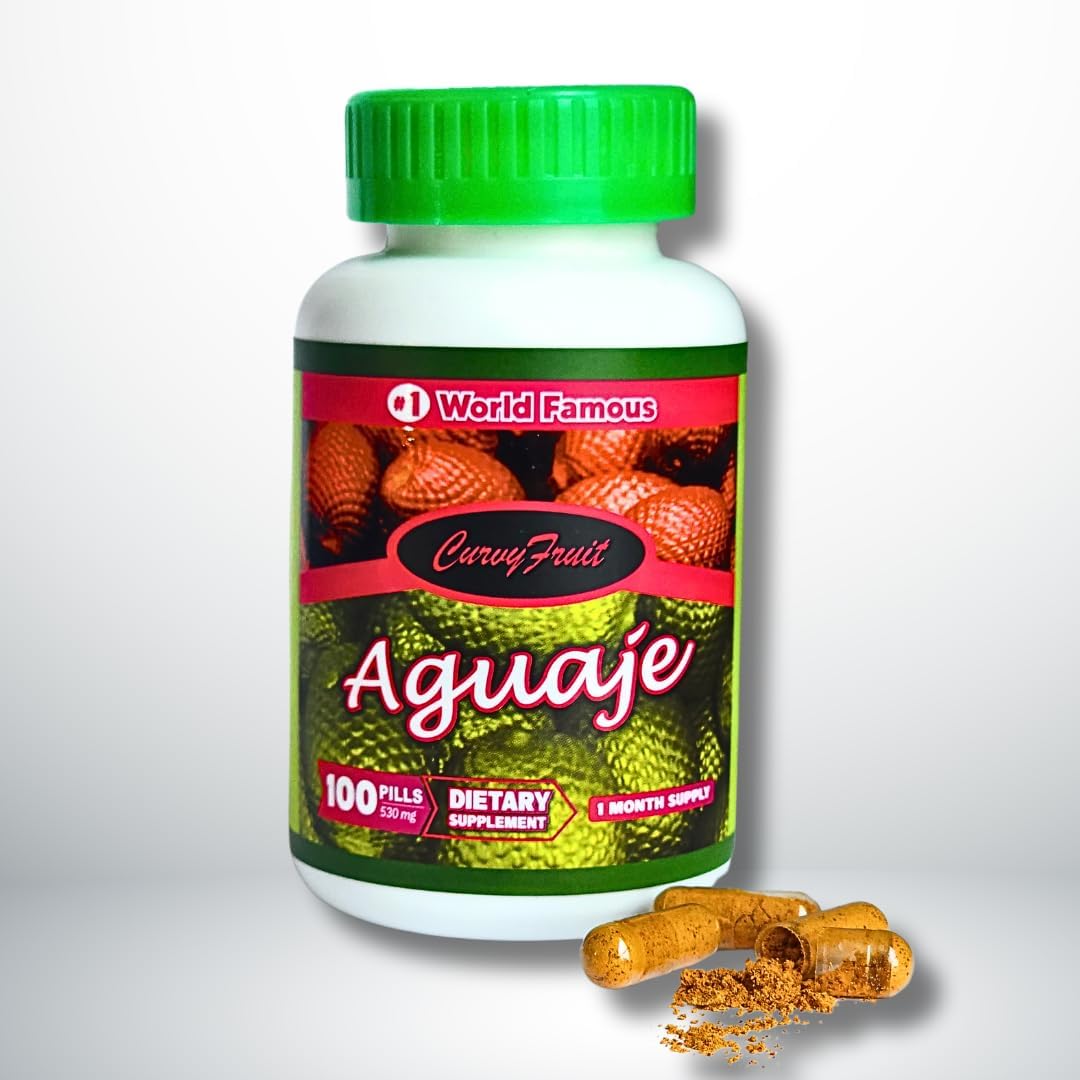 Amazon.com: Genuine Aguaje CurvyFruit Pills Directly from Peru - 550 mg ...