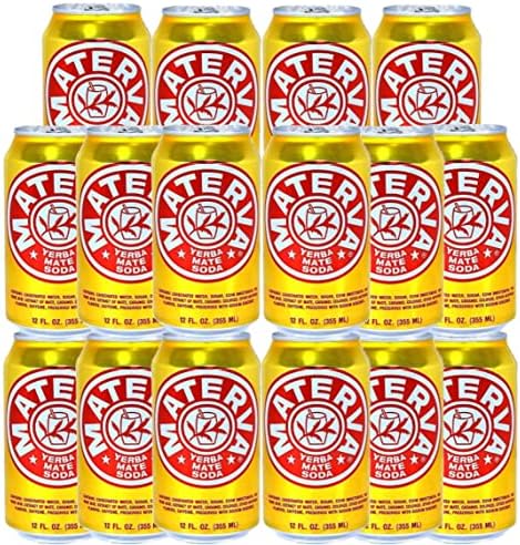 Amazon.com : Materva Yerba Mate Soda (12 Pack, Total of 144fl.oz ...