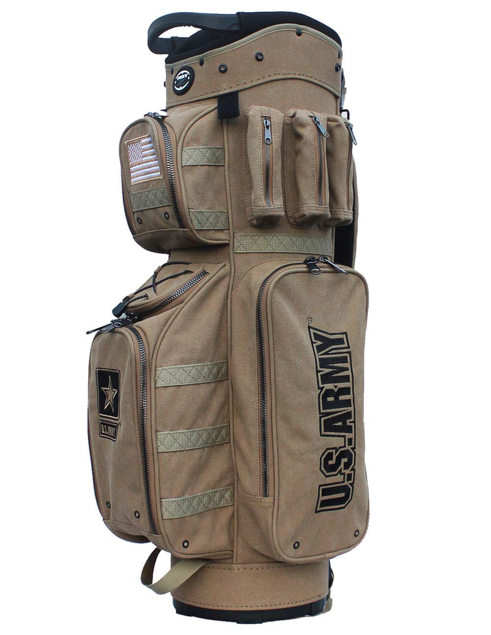 Snapklik.com : Golf USA Military Active Duty 14Way DividerCart Bag Army