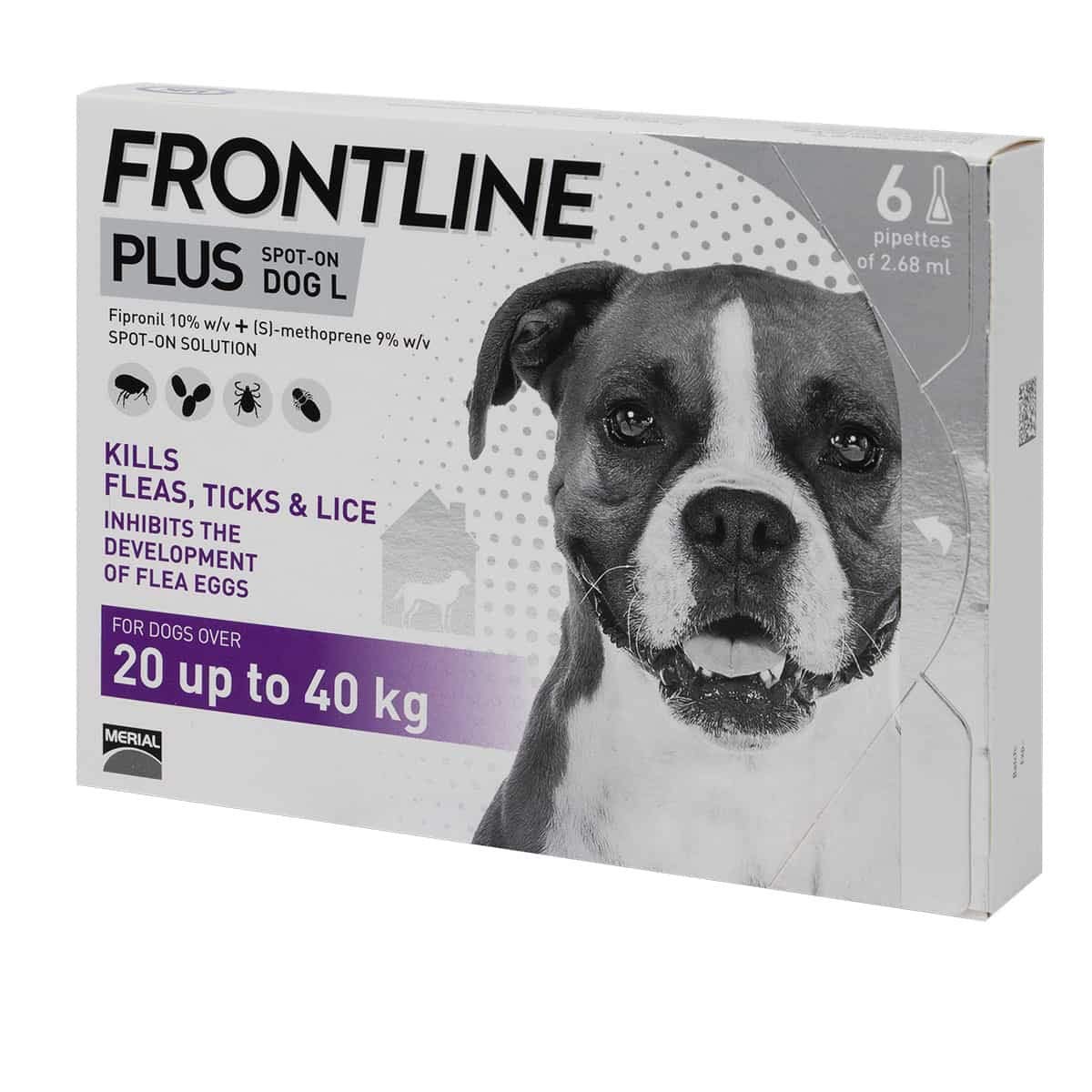 Frontline PLUS Spot On Large Dog, 6 pipettes : Amazon.co.uk: Pet Supplies