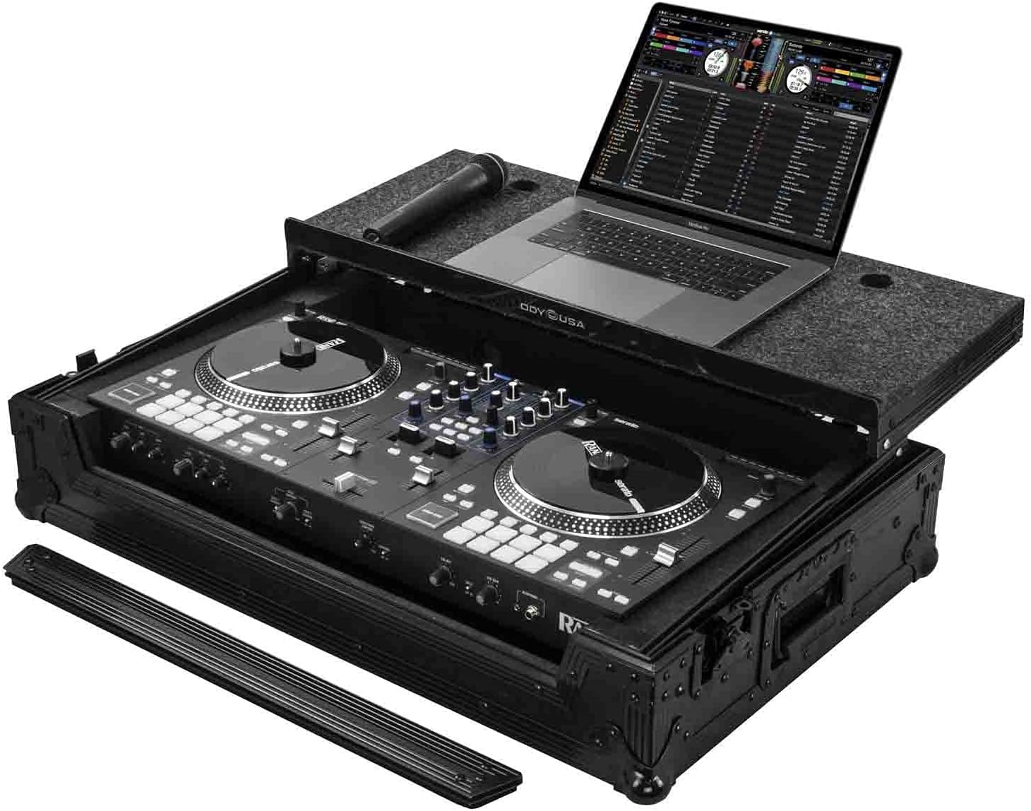 Amazon.com: Odyssey Cases FZGSRANEONEWBL Flight Case for Rane One with ...