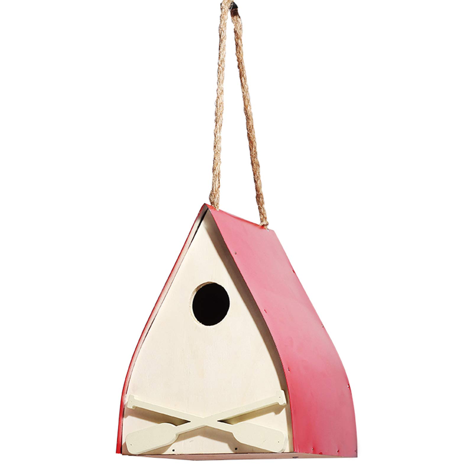 Buy ASDQWER Homes Garden Bird Feeder,Outdoor Wooden Bird Hanging Feeder ...