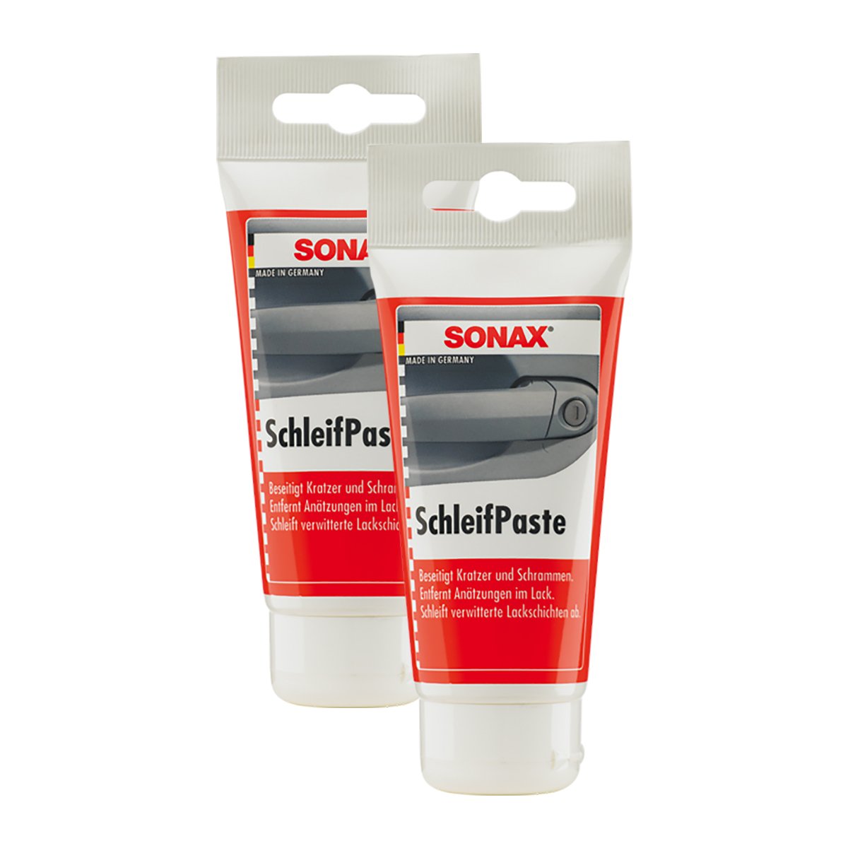 SONAX 2X 03201000 SchleifPaste Silikonfrei Schleifpolitur 75ml : Amazon ...