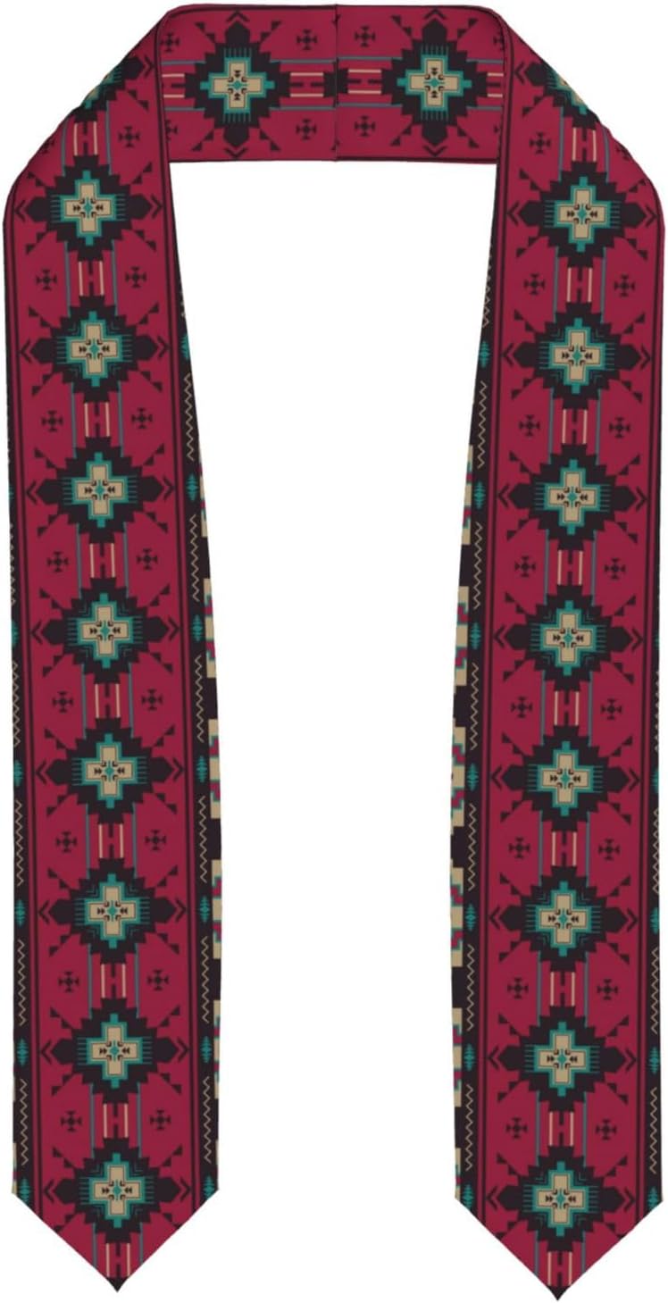 Amazon.com: Native Southwest American Indian Aztec Graduation Stole for ...