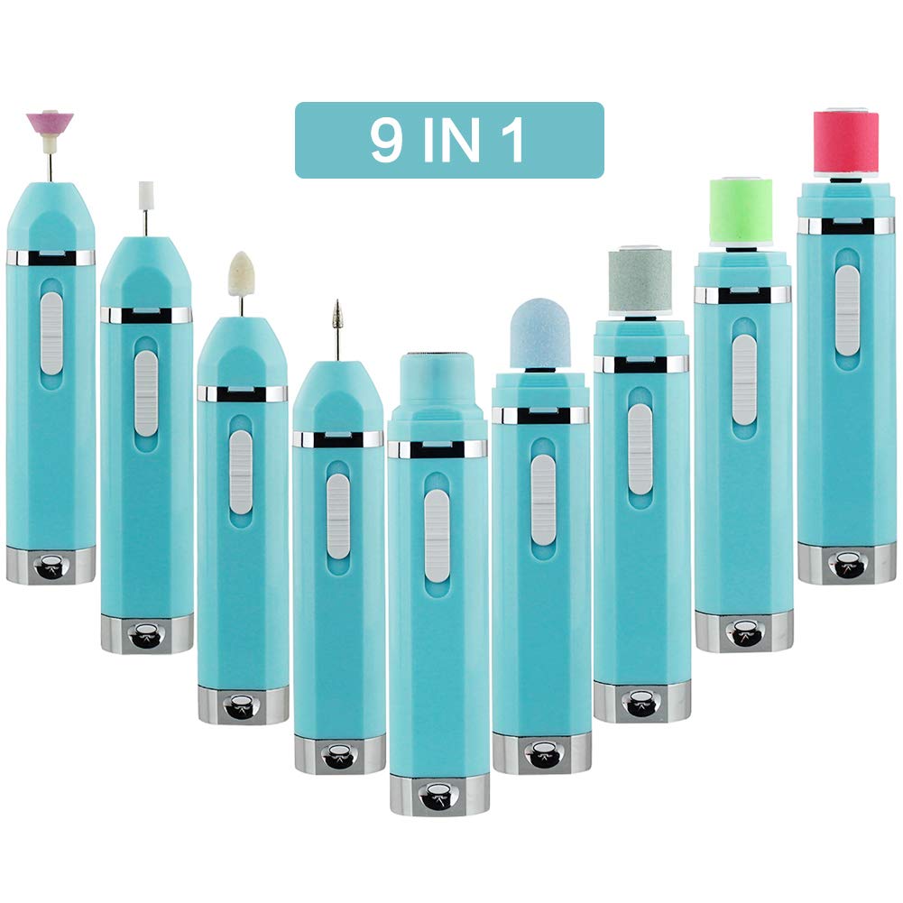Amazon.com : Manicure Drill Set Electric Nail File Facial Hair Remover ...