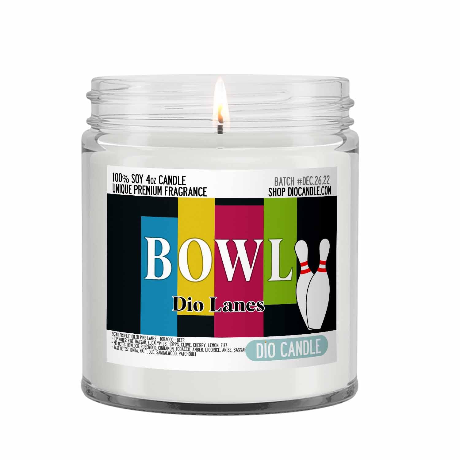 Amazon.com: Bowling Scented Candle - Smells Like Oiled Pine Lanes ...