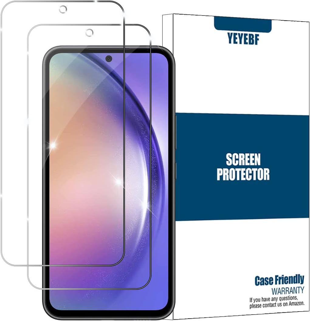 Amazon.com: YEYEBF Galaxy A54 5G Screen Protector, [2 Pack] HD-Clear ...