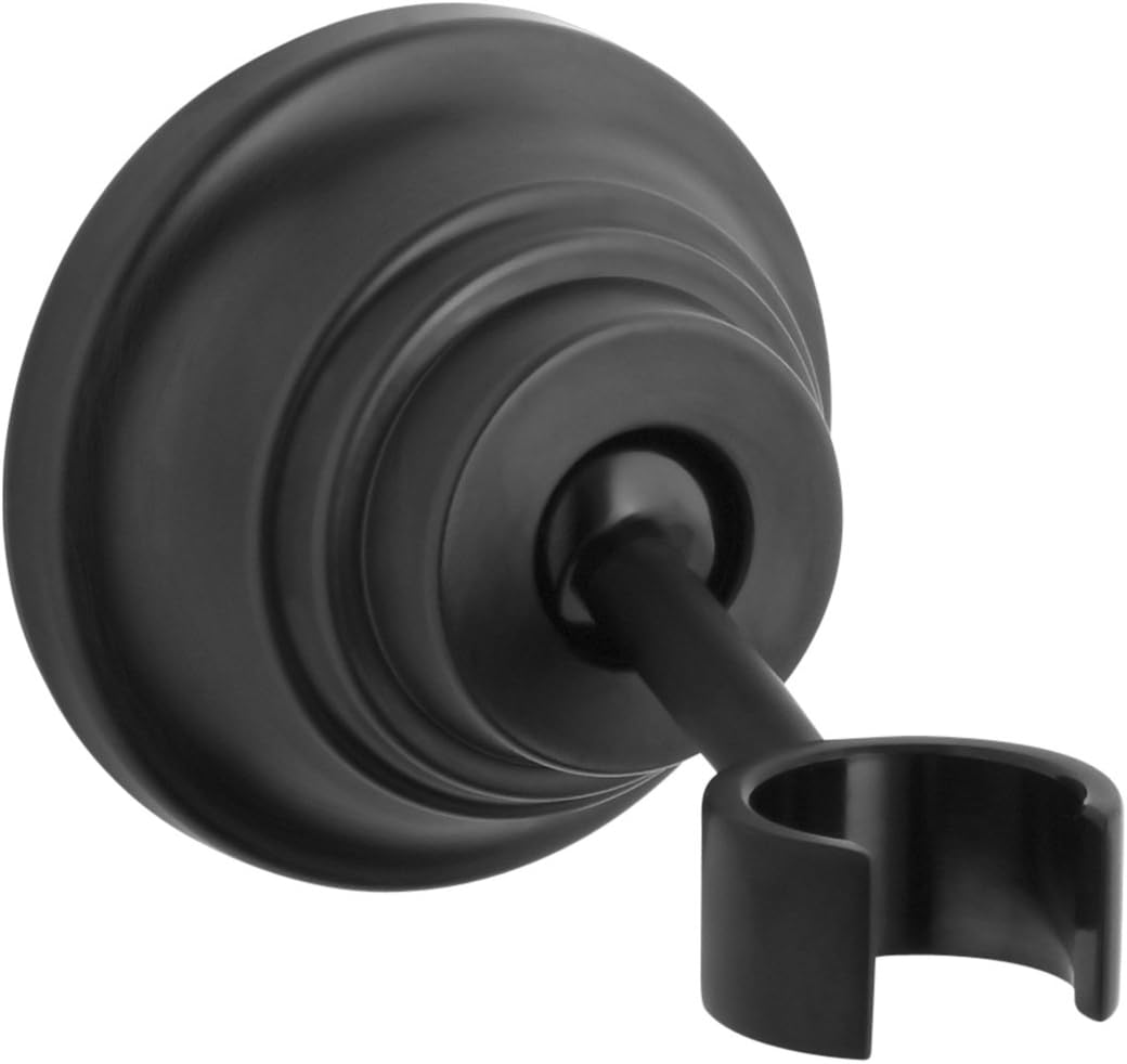 Kohler K-10599-BKB Bancroft Wall-Mount Handshower Holder, Brushed Black ...