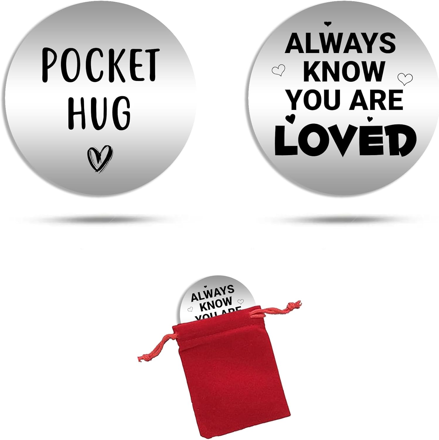 Amazon.com: POCKET HUG Coin, Always Know You Are Loved gift ...