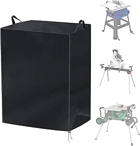 Amazon.com: Klmnop Table Saw Cover, 210D Heavy Duty Waterproof Oxford ...