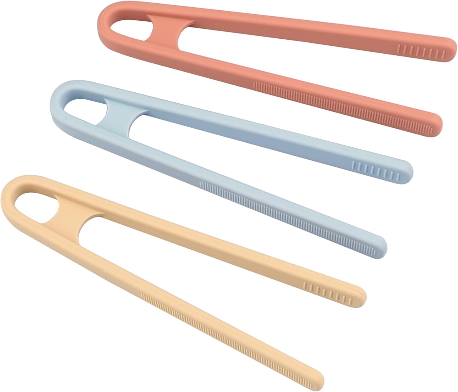 Amazon.com: 3 Pcs Silicone Mini Tongs 5.5 Inch 3 Colors Cooking Tongs ...