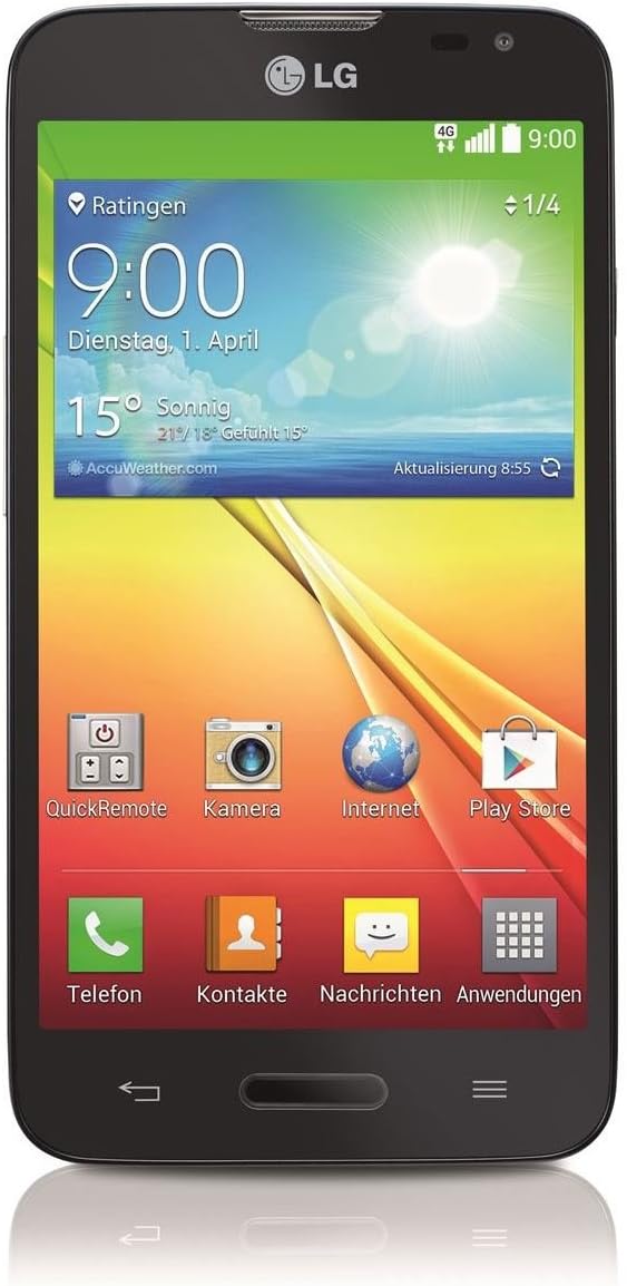LG L70 Smartphone (11,4 cm Touchscreen, 1GB RAM, 4GB Flash-Speicher, 5 ...