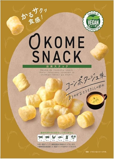 Amazon.co.jp: MD お米スナック コーンポタージュ味 40gx6袋 : 食品・飲料・お酒