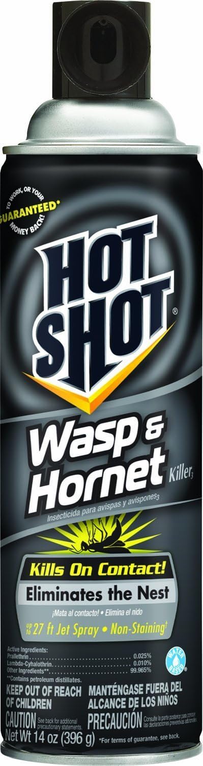 Amazon.com: Hot Shot Wasp & Hornet Killer Spray, For Insects Eliminates ...