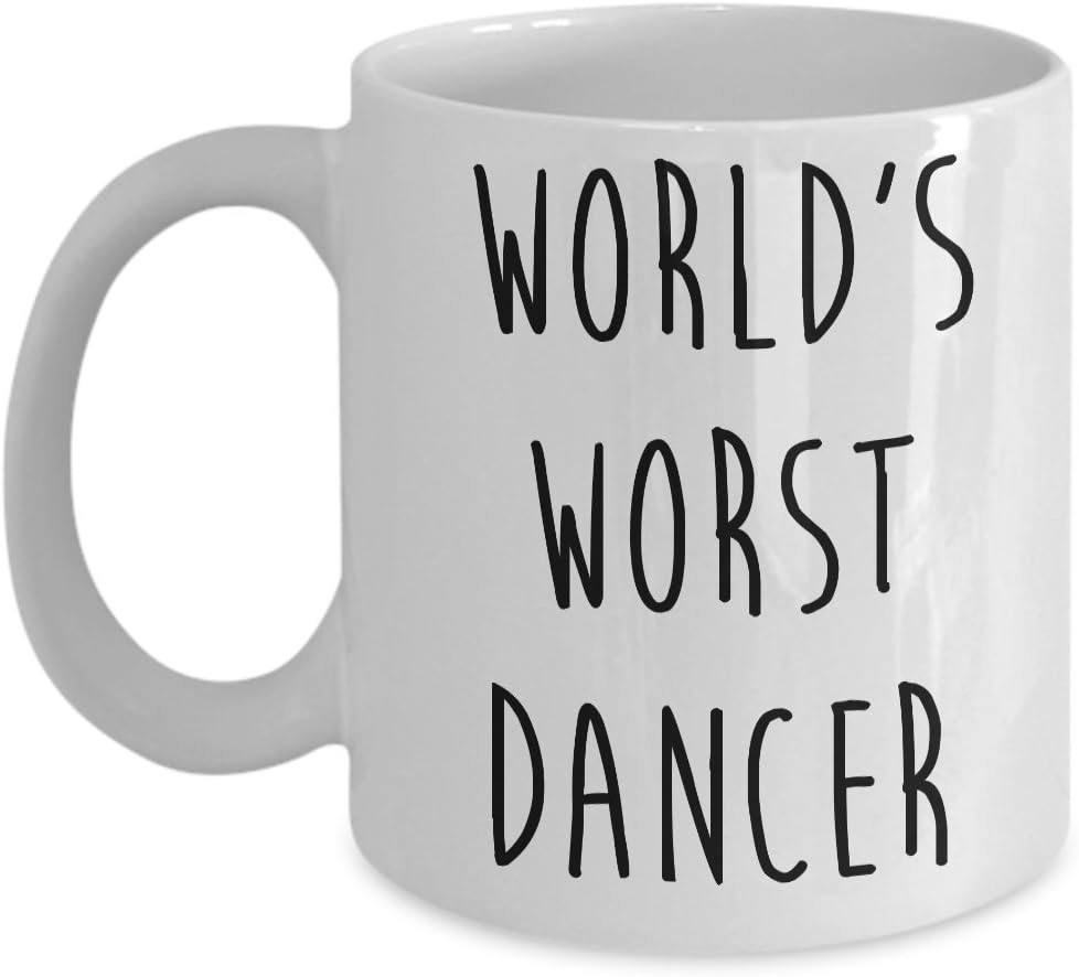 Amazon.com: HollyWood & Twine World's Worst Dancer Coffee Cup 11 oz ...