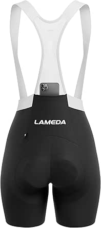 Amazon.com: LAMEDA Womens Cycling Bib Shorts Padded Bike Bibs, High Stretchy Biking Shorts UPF50 ...