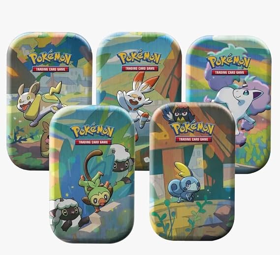 Amazon.com: POKEMON TCG: GALAR PALS MINI TINS/Promo Card Bundle -Amazon ...